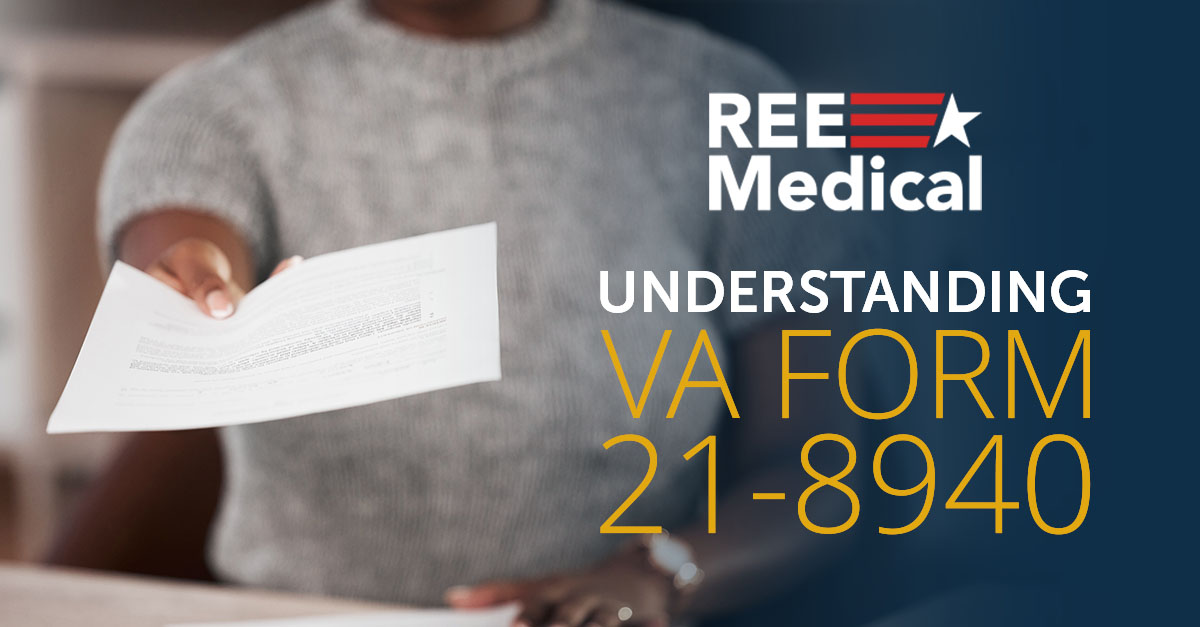 VA Form 21-8940 - REE Medical